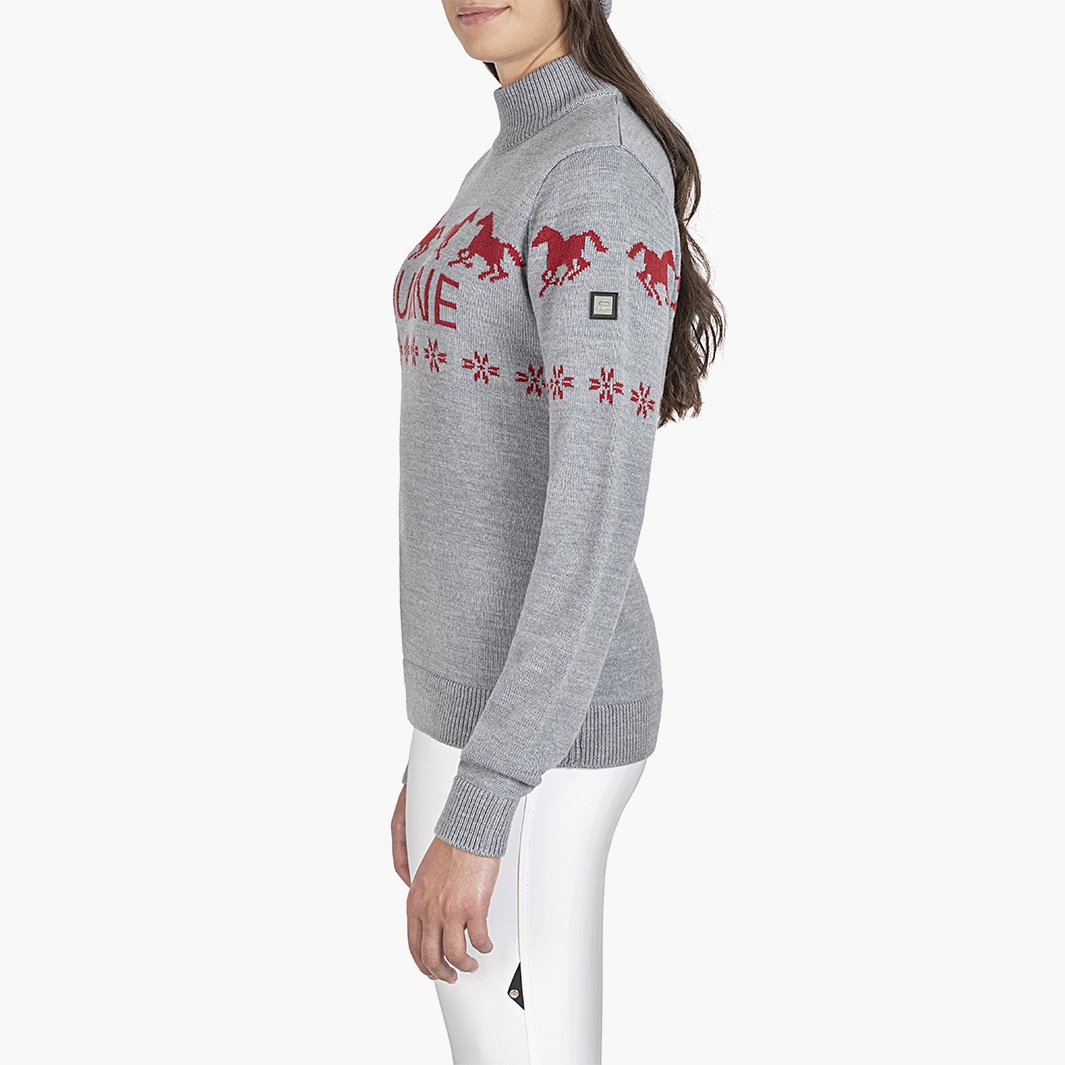 PULLOVER DE NOËL | EQUILINE | Promotion Équitation | JCD Sellerie